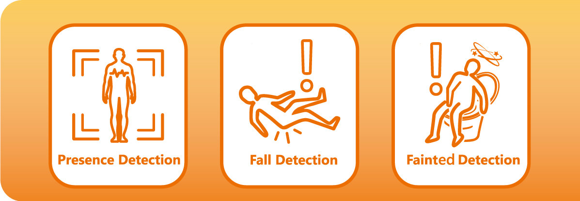 Fall Detection System Ecare Fall Down Detect Alarm Sensor System
