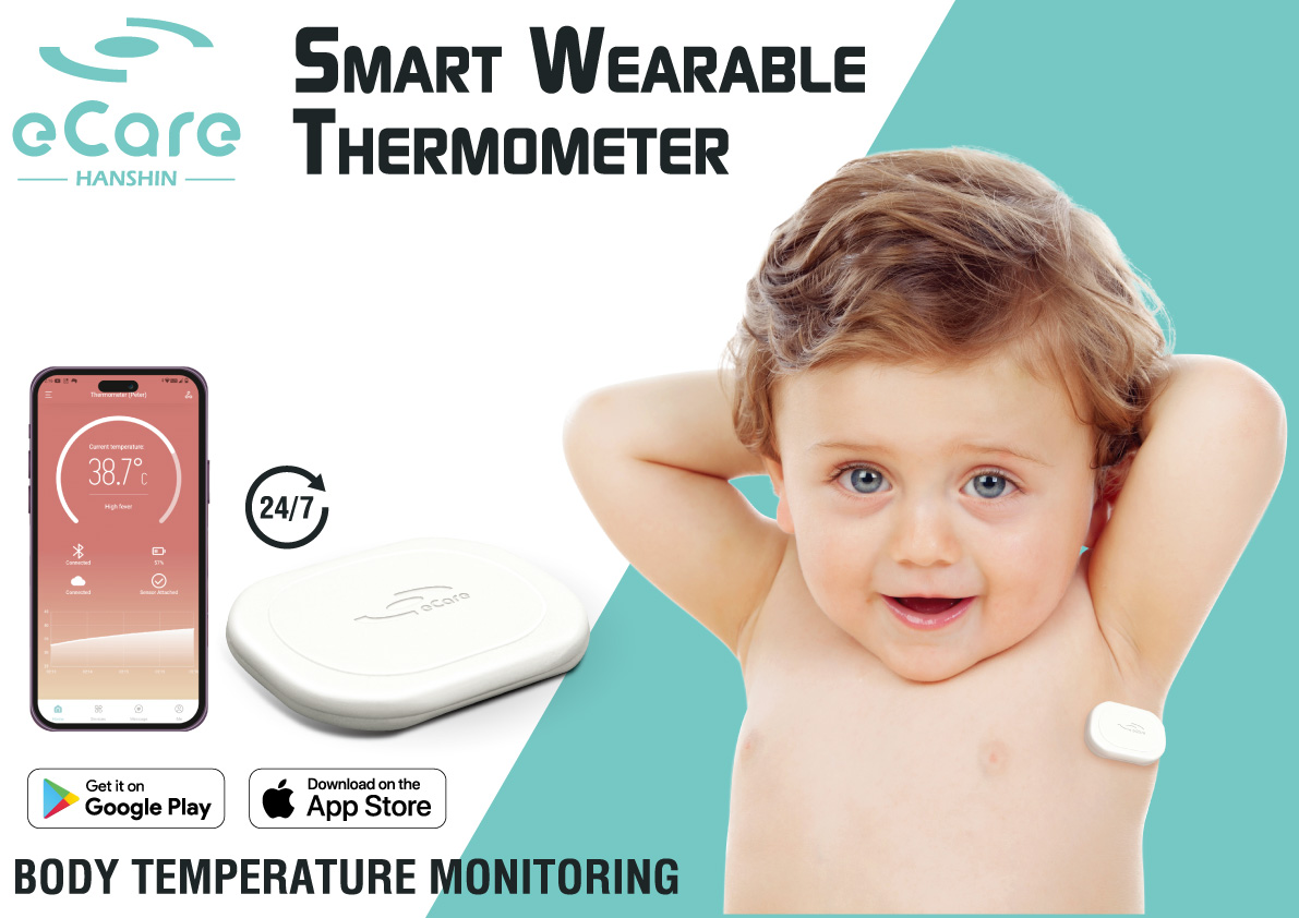 Smart Wearable Thermometer (Hospital & Nursing Home) - eCare fall down ...